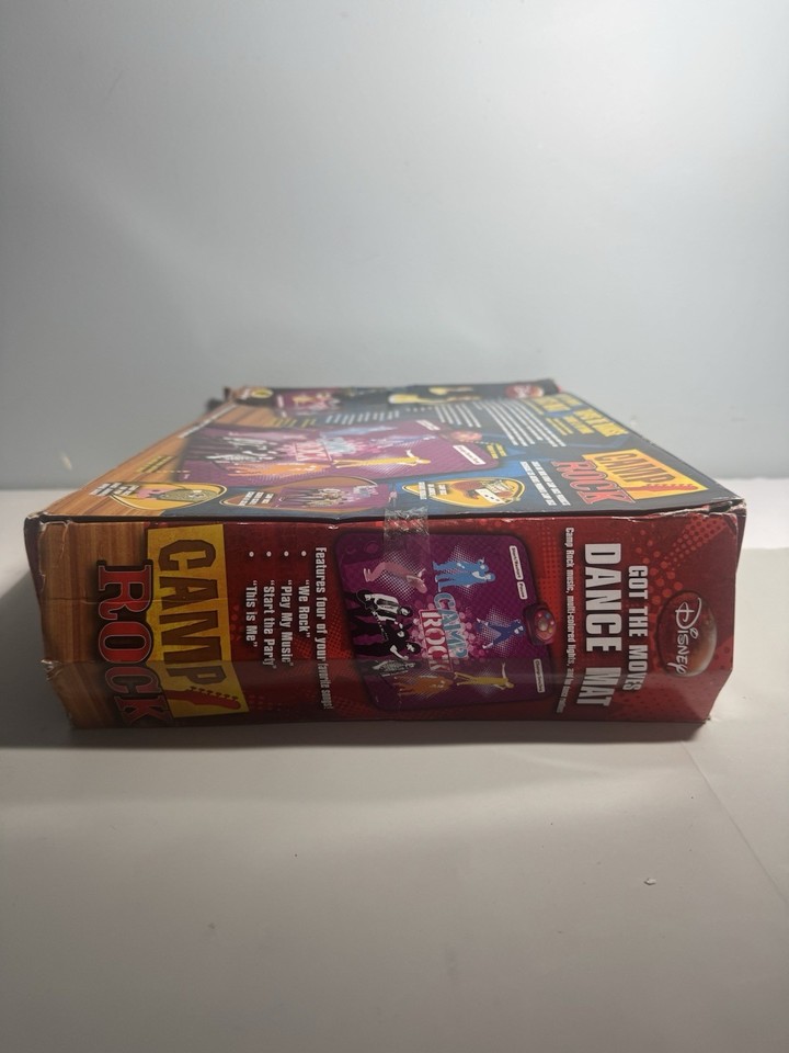 Disney Zizzle 2008 Camp Rock Got The Moves Dance Mat NOS NEW IN BOX ...