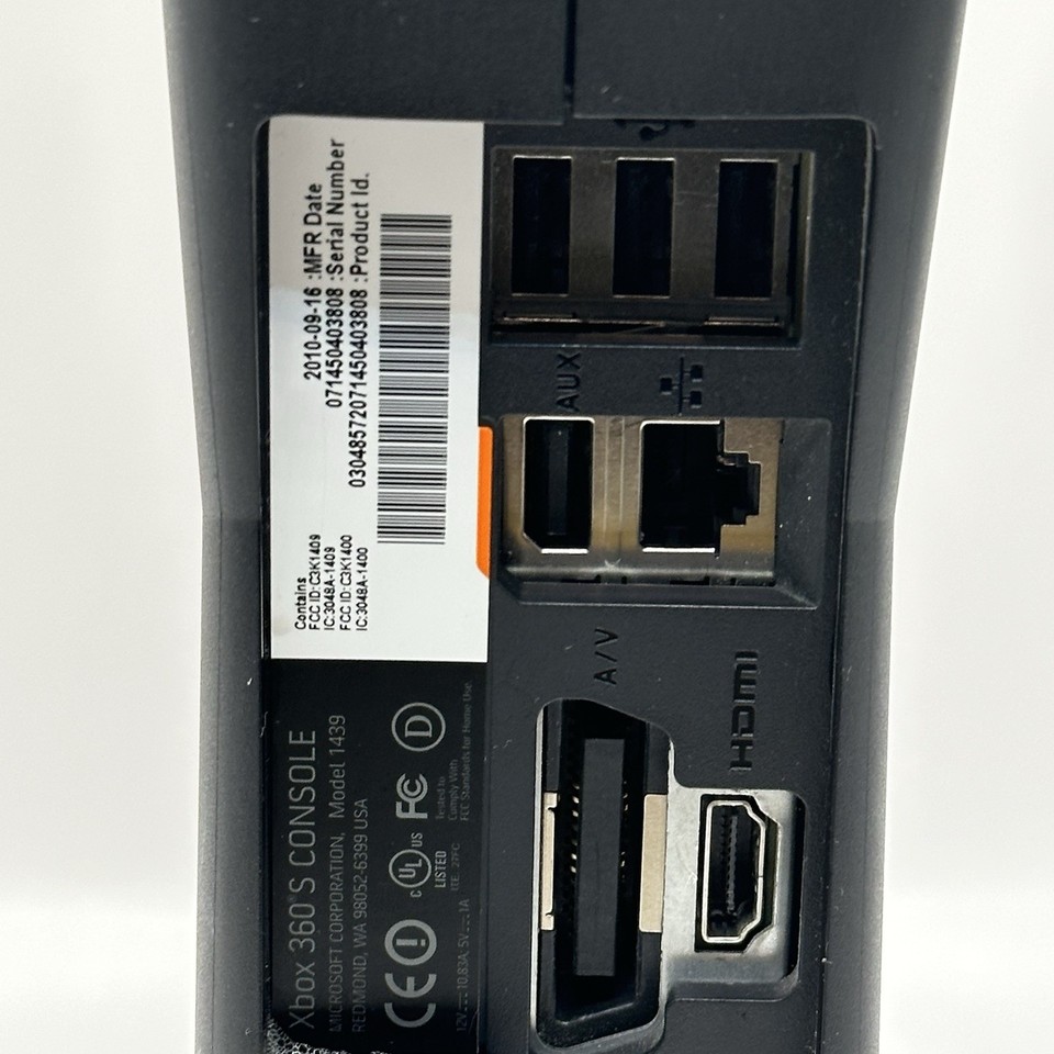 Xbox 360 Slim Model 1439 Console and OEM Controller Working Tested | eBay