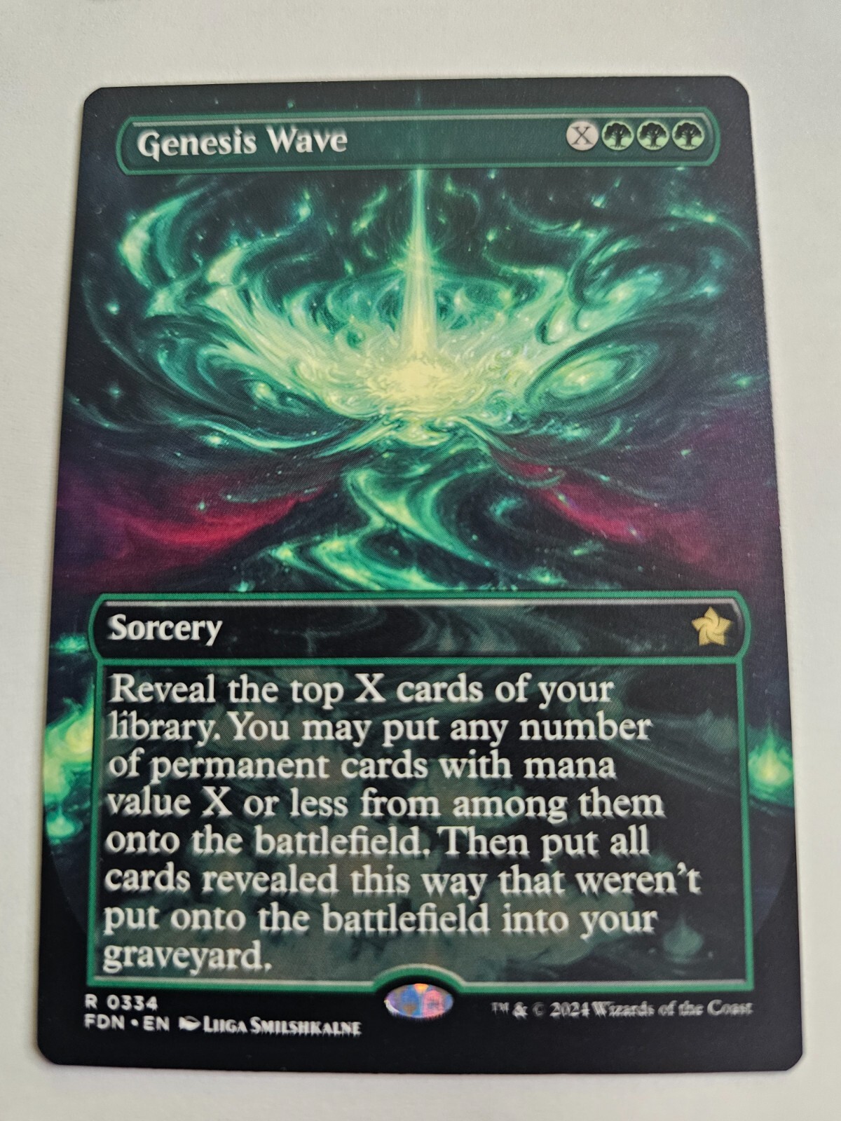 MTG -Genesis Wave Borderless Foundations #334 | eBay