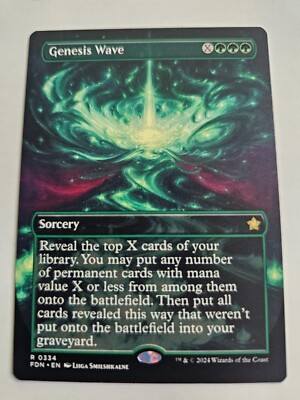 MTG -Genesis Wave Borderless Foundations #334 | eBay