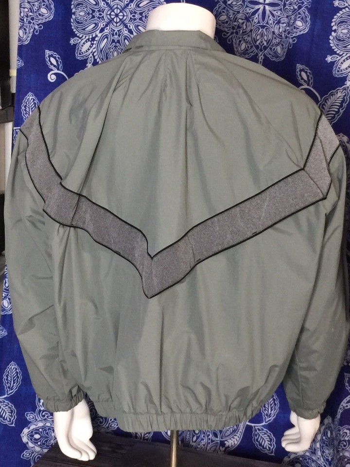 US Army IPFU PT Zip Jacket USGI Digital Reflective Windbreaker Large ...