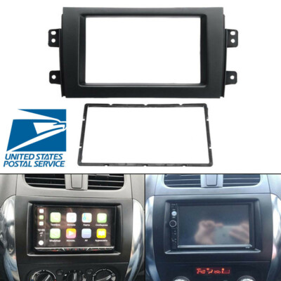 Car 2Din Stereo Radio Face Plate Frame Panel Trim Dash Kit For Suzuki ...