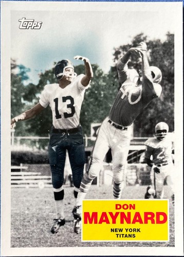 DON MAYNARD 2009 Topps Flashback #FB7, New York Titans | eBay