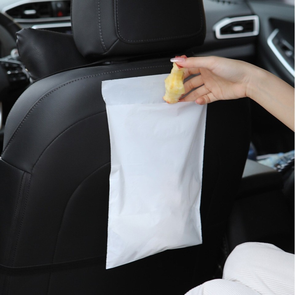 100pcs Car Garbage Self-adhesive Convenient Type High Quality Garbage ...