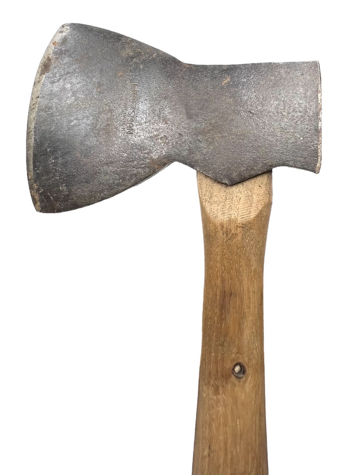 Vtg CRAFTSMAN Hatchet Broad Axe Straight Handle Marked REG TRADE MARK ...