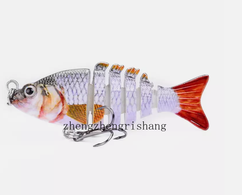 6pcs Mini Fishing Lure Swimbait 5cm/2.5g Crankbait Hard Bait Multi ...