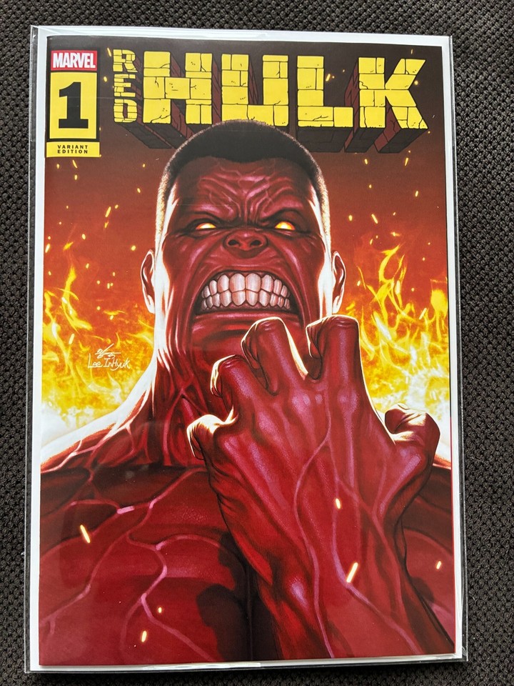 Red Hulk #1 - Bry’s Trade Dress Variant/Ltd 1432/1500 ~ Inhyuk Lee ~ Under Doom | eBay