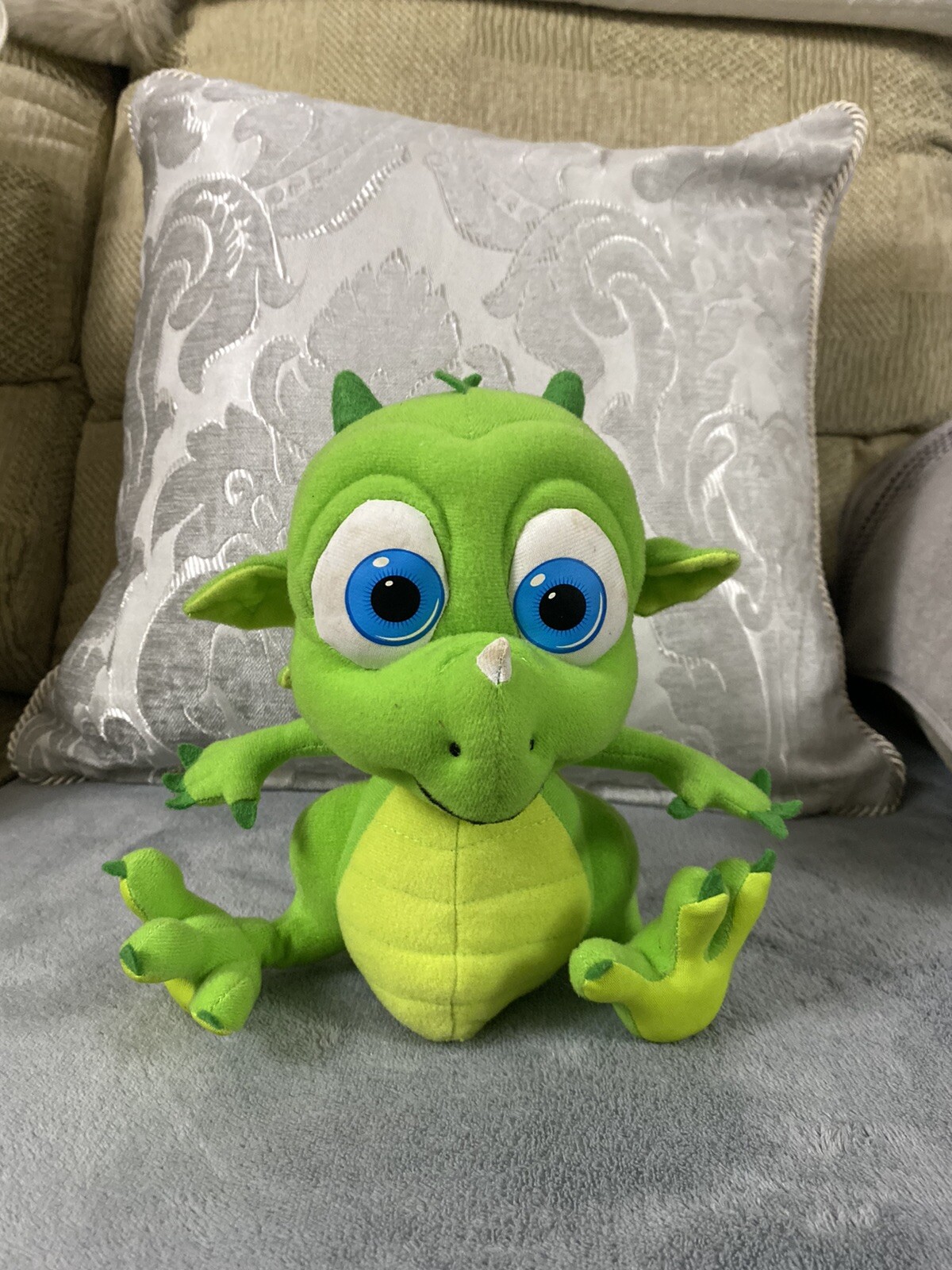 Jamster Singing Green Nessie The Dragon 9” Soft Toy Plush Vivid ...