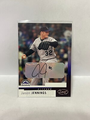 2004 Leaf Autographs #127 Jason Jennings | eBay