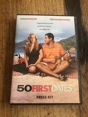 50 First Dates Digital Press Kit CD Rom w Booklet Drew Barrymore & Adam ...