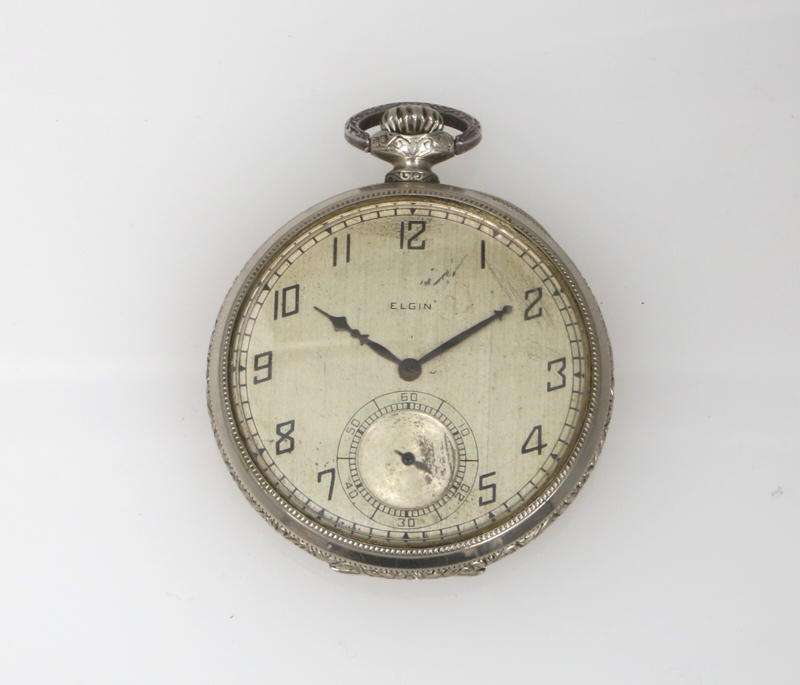 ELGIN 12s 1927 Model 3 Grade 303 Running Open Scepter Case Pocket Watch ...