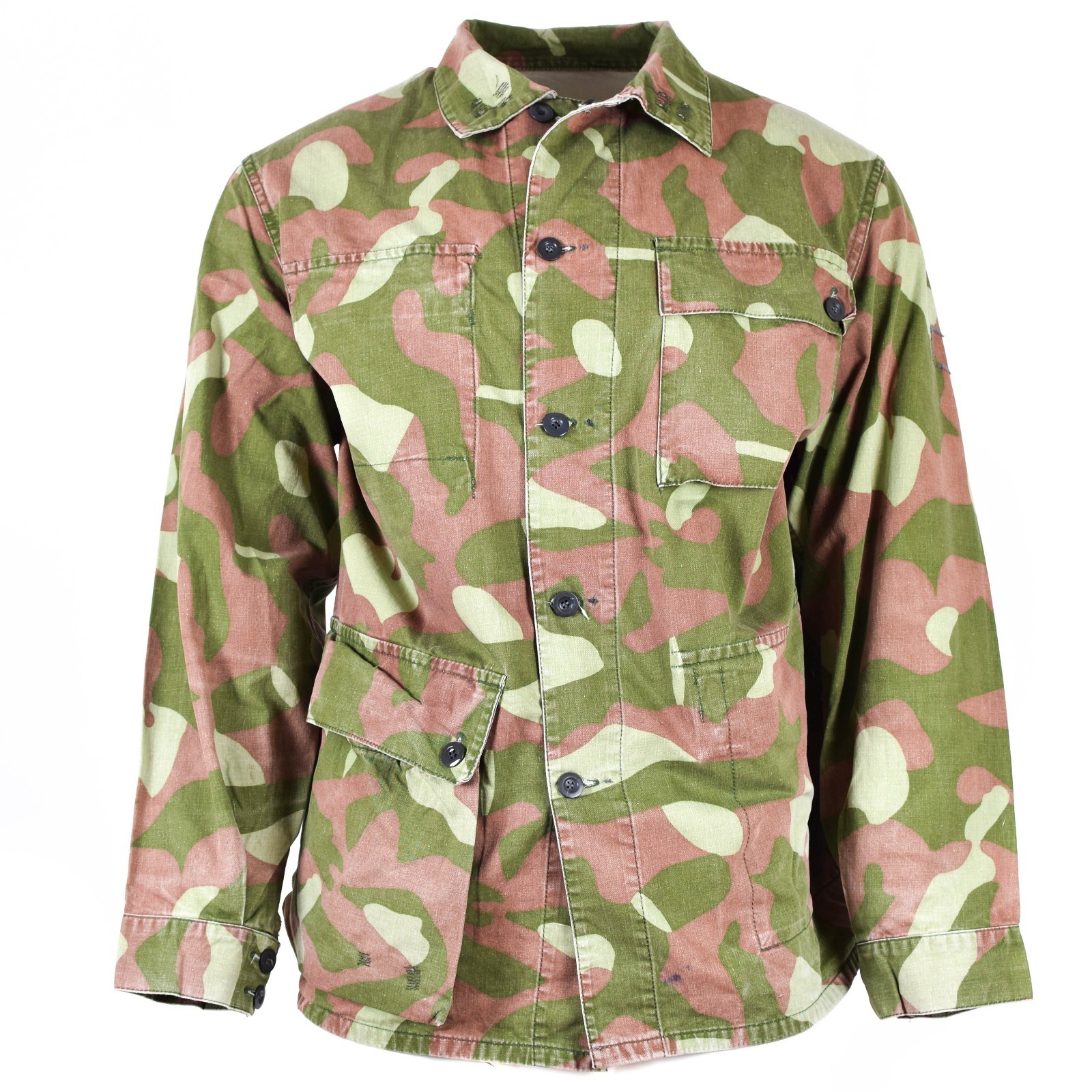Original Finnish army jacket M62 camo uniform reversible snow woodland ...
