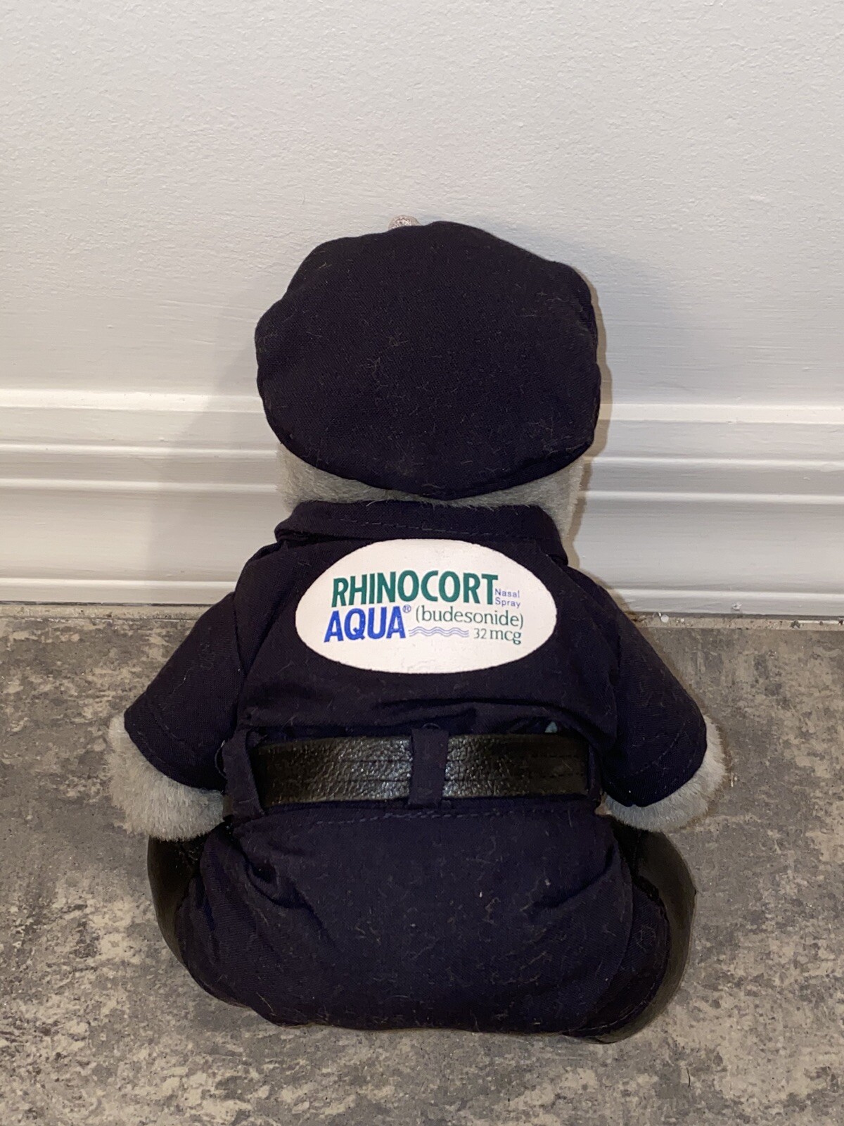 RhinoCort Aqua Nasal Spray Advertisement Police Plush Cop Rhinoceros 8 ...
