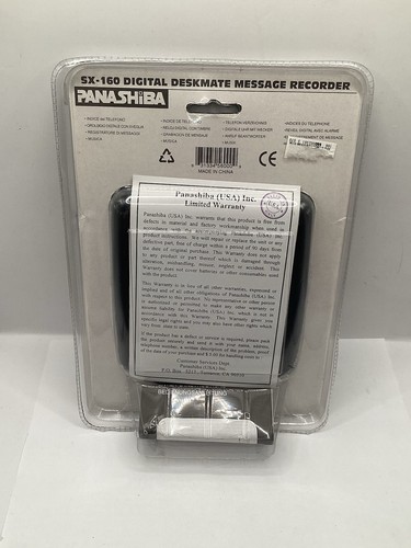 Panashiba SX-160 Digital Deskmate Message Recorder with Additional ...