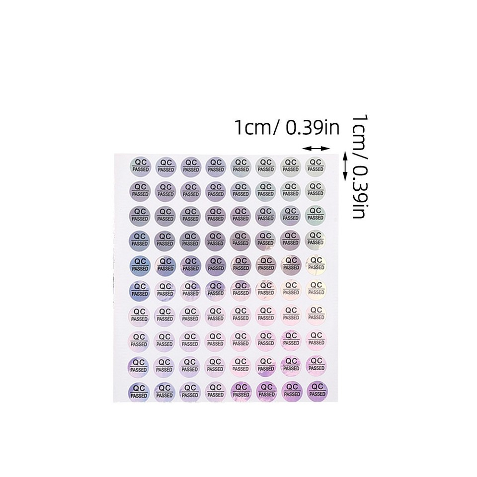 1600Pcs Self Adhesive QC Passed Labels for Quality Inspection Warehouse ...