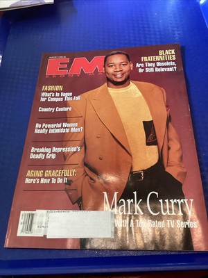 EM EBONY MAGAZINE AUGUST 1993 FEATURING MARK CURRY | eBay
