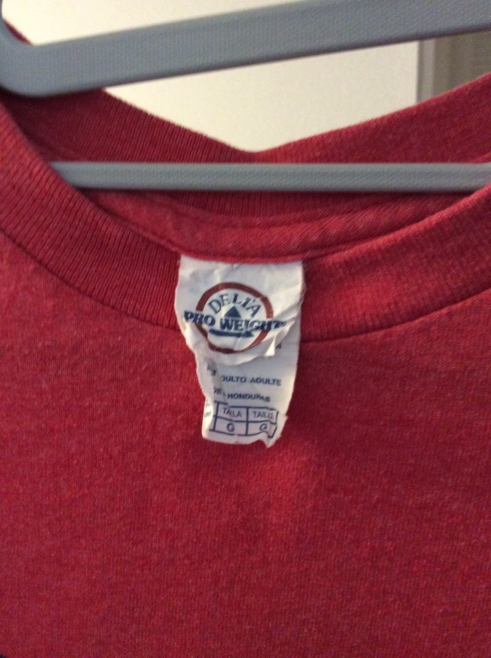 Washington Nationals "Wonk" Red Shirt Adult Large Vintage | eBay