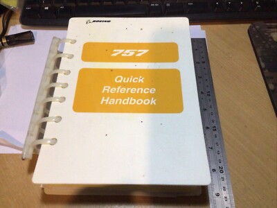 USED Boeing 757 Quick Reference Handbook 2006 | eBay