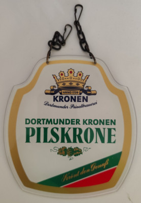 Zapfhahnschild Dortmunder Kronen Pilskrone | eBay.de