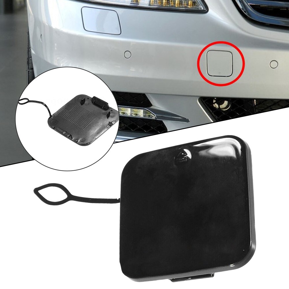 Front Bumper Tow Hook Cover Black For Mercedes S-class W221 2009-2013 ...