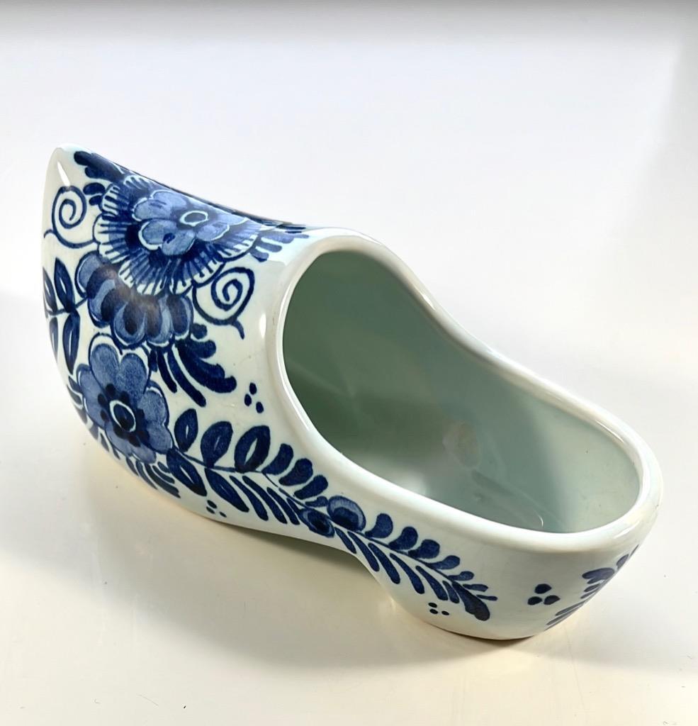 Blue Delft Clog SHOE Vintage Decorative Hand Painted 5.5” Porcelain ...