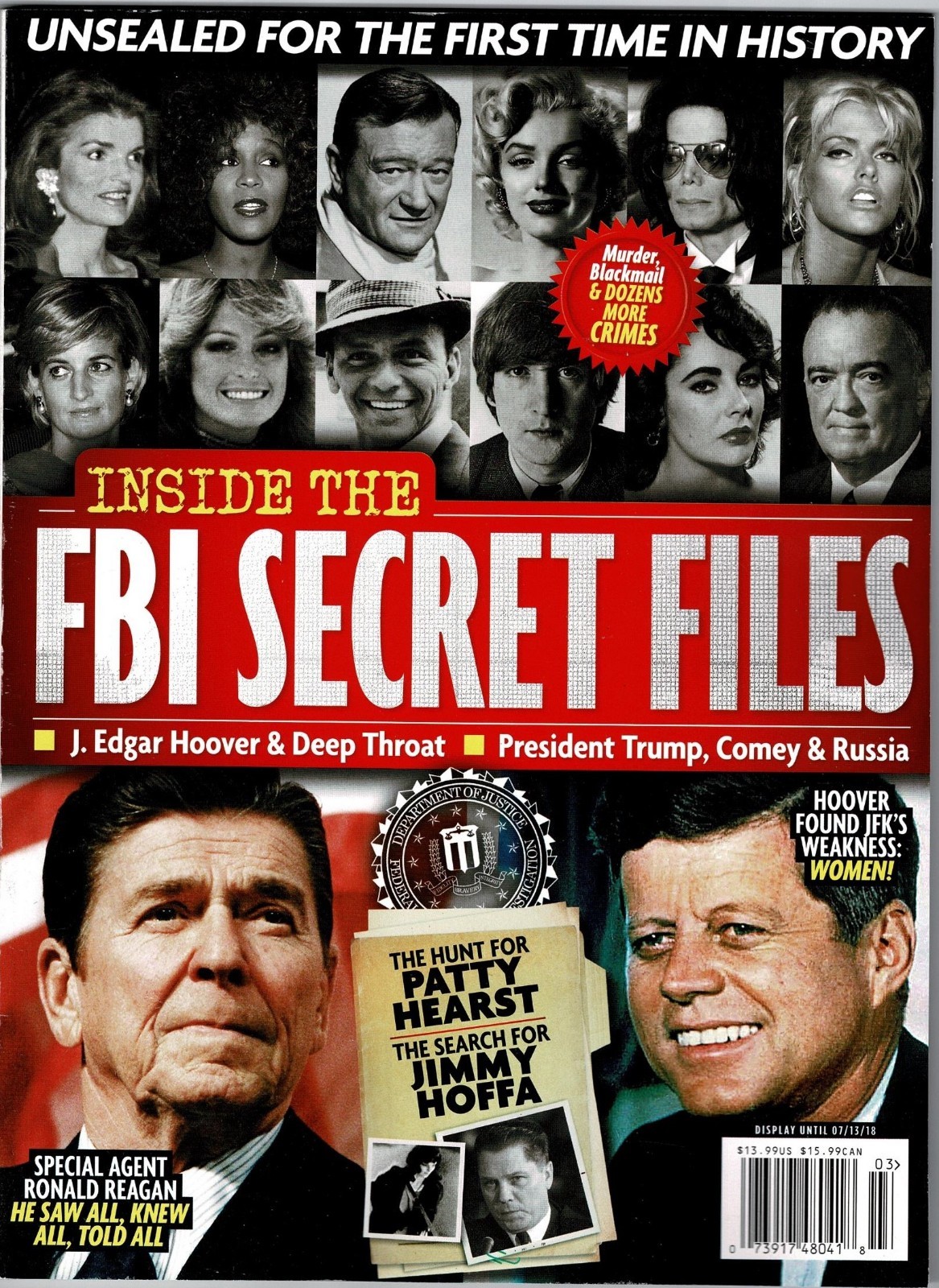 New Inside The FBI Secret Files Unsealed For The 1st Time 96 pages | eBay