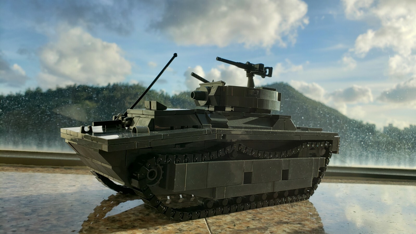 US Navy Landing Vehicle Tracked LVT[A]5 World War 2 WW2 USA Army MOC ...