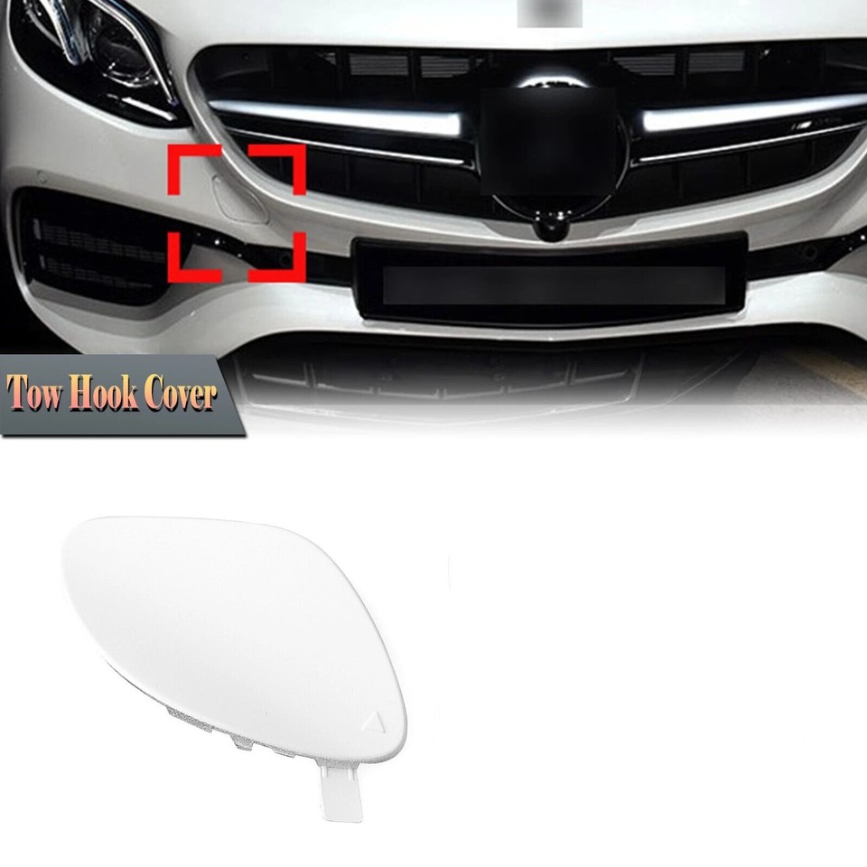 Front Bumper Two Eye Hook Cover Cap Fit Mercedes-Benz E-Class 1995-26 ...