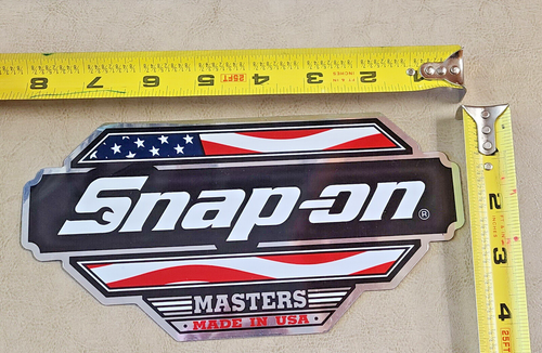 NEW CLASSIC STYLE SNAP-ON ™ TOOLS MASTERS TOOL BOX BADGE EMBLEM 8 ...