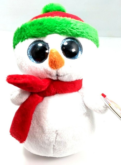 Ty Beanie Boos Scoops The 6" 2013 Snowman With Tags N Protector for ...