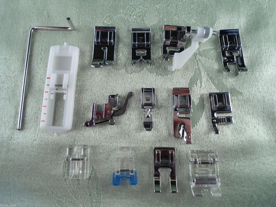 14pc Snap-On Presser Foot Set for VIKING Designer Topaz 20 25 30 40 50 ...