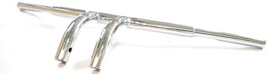 31.75 Wide Chrome Carlini Design Super Sweep 1.25" T-Bars Handlebars ...