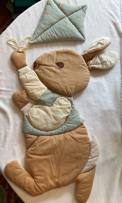 Noel Joanna NURSERY WALL HANGING BUNNY RABBIT WITH KITE 40 INCHES Tall ...