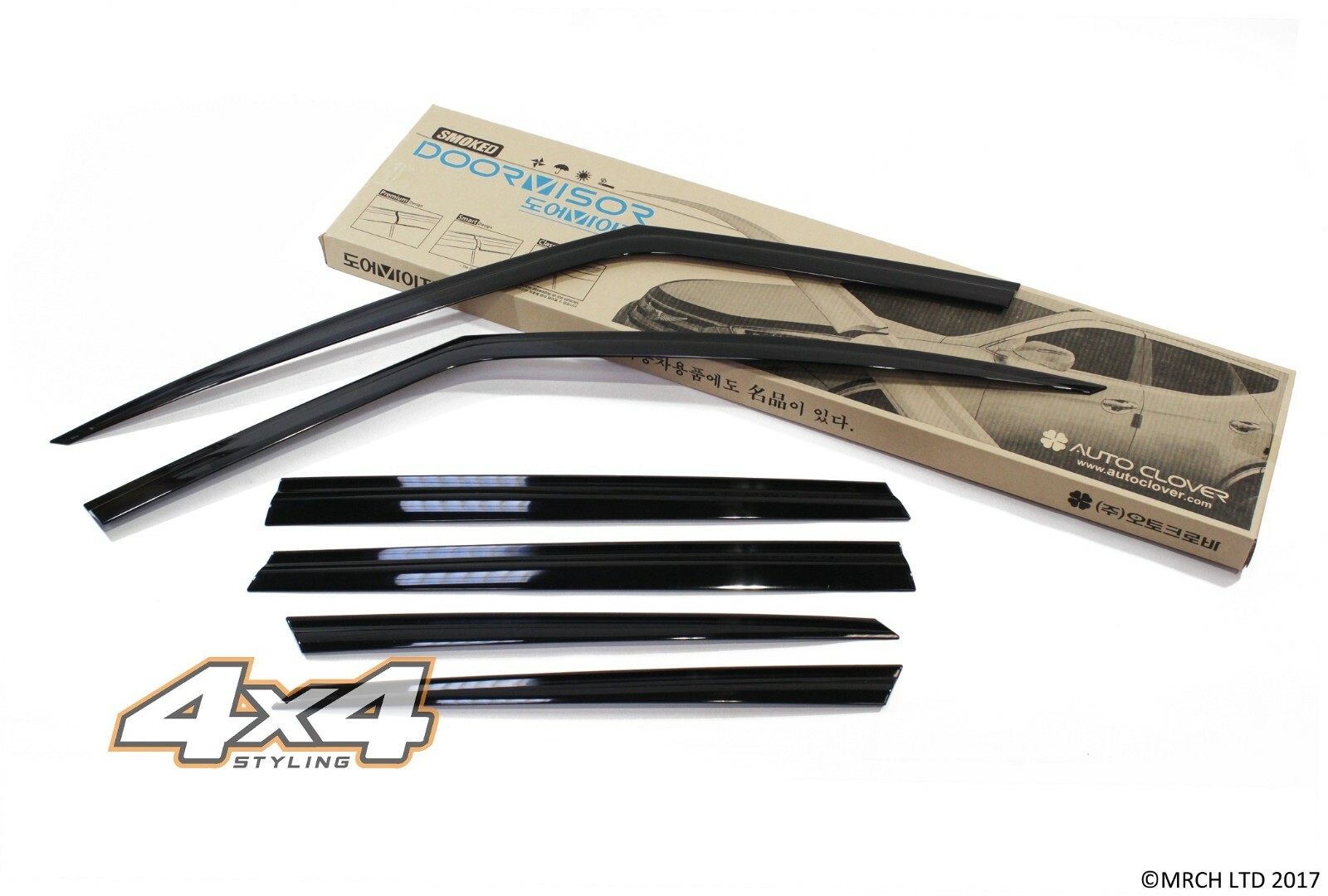 Auto Clover Wind Deflectors for Range Rover Evoque 2011 - 2018 (6 piece ...