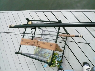 ORVIS FLY ROD 6 WT. 9 1/2 FT RAINBOW+STEELHEAD ROD ,2 PIECE ,TUBE+SOCK ...