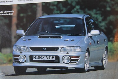 Original 1998 SUBARU IMPREZA WR PRODRIVE Autocar magazine road test No ...