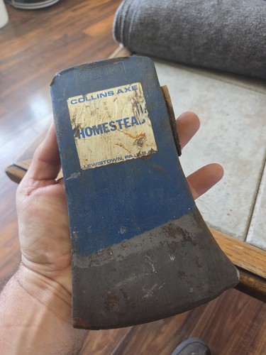 Vintage collins homestead Axe Head 3lbs14oz Huge | eBay