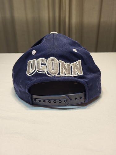 GCC UCONN Huskies Embroidered Hat Snapback Adjustable Blue 1984 Vintage ...