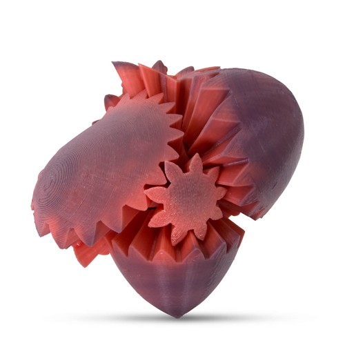 Gear Heart 3D Printed Puzzle Medium - Banana (yellow) | eBay