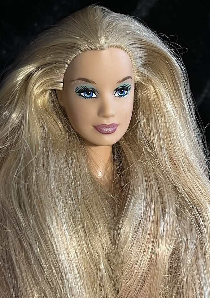 Blonde w/ Blush tinted Hair- Fashion Fever Barbie Doll Mattel Nude- For ...