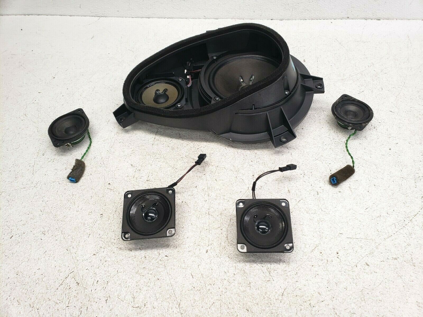 03-06 MERCEDES SL500 SL600 BOSE TWEETER SUBWOOFER AUDIO SPEAKER SET OF ...