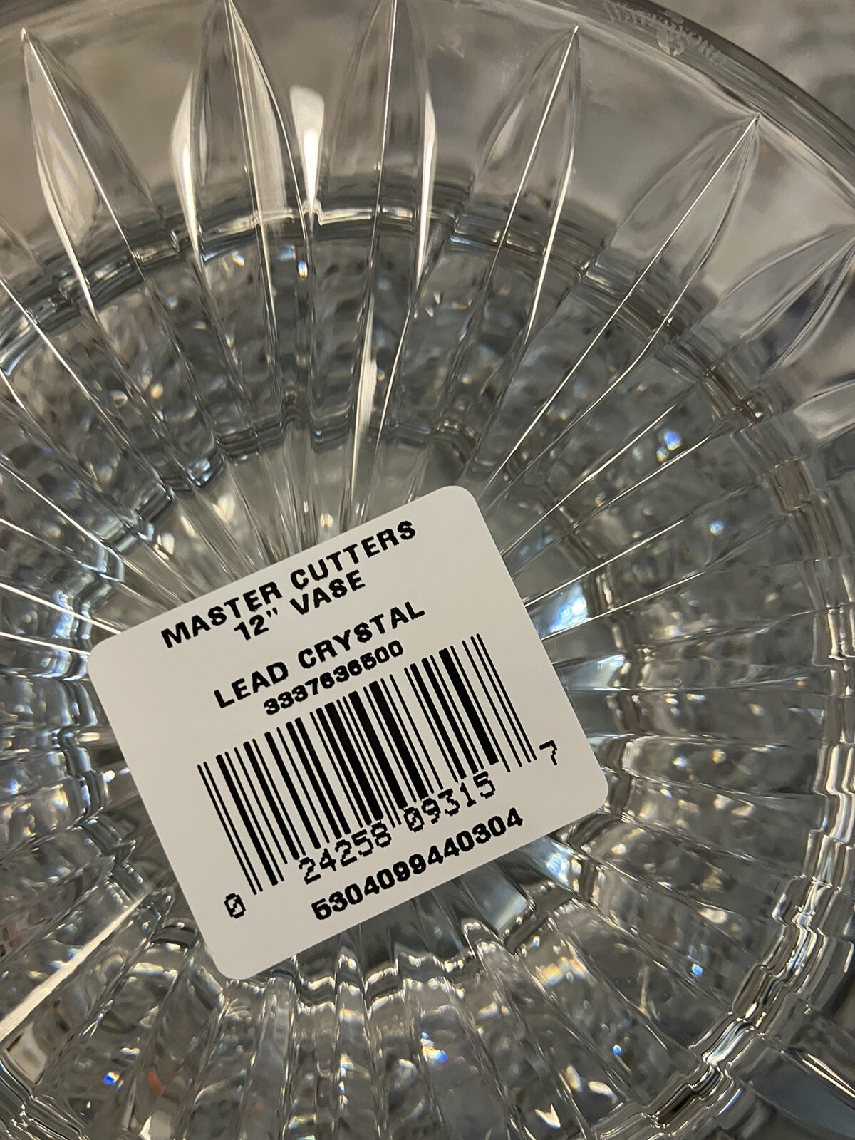 waterford crystal rare master cutter 12 inch vase | eBay