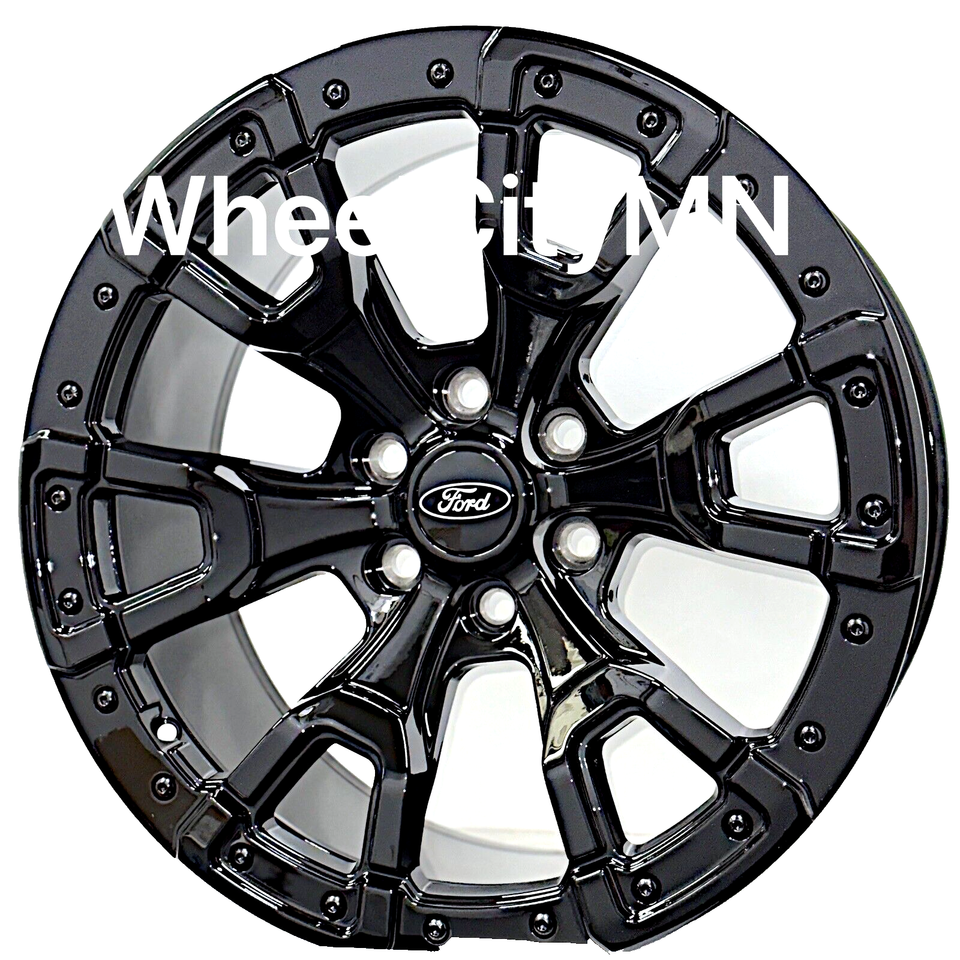 20" gloss Black OE Raptor replica wheels fits Ford F150 2004 2025 6x135 ...