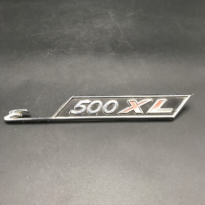 Ford Galaxie PARTIAL 500XL Quarter Panel Emblem Badge Chrome Trim Strip ...