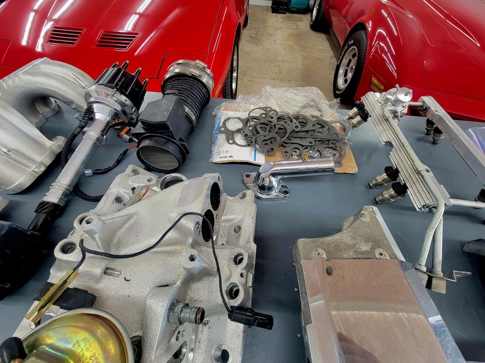 Edelbrock TPI System W/ Computer Harness Xfi Edash Unit Throttle Body ...