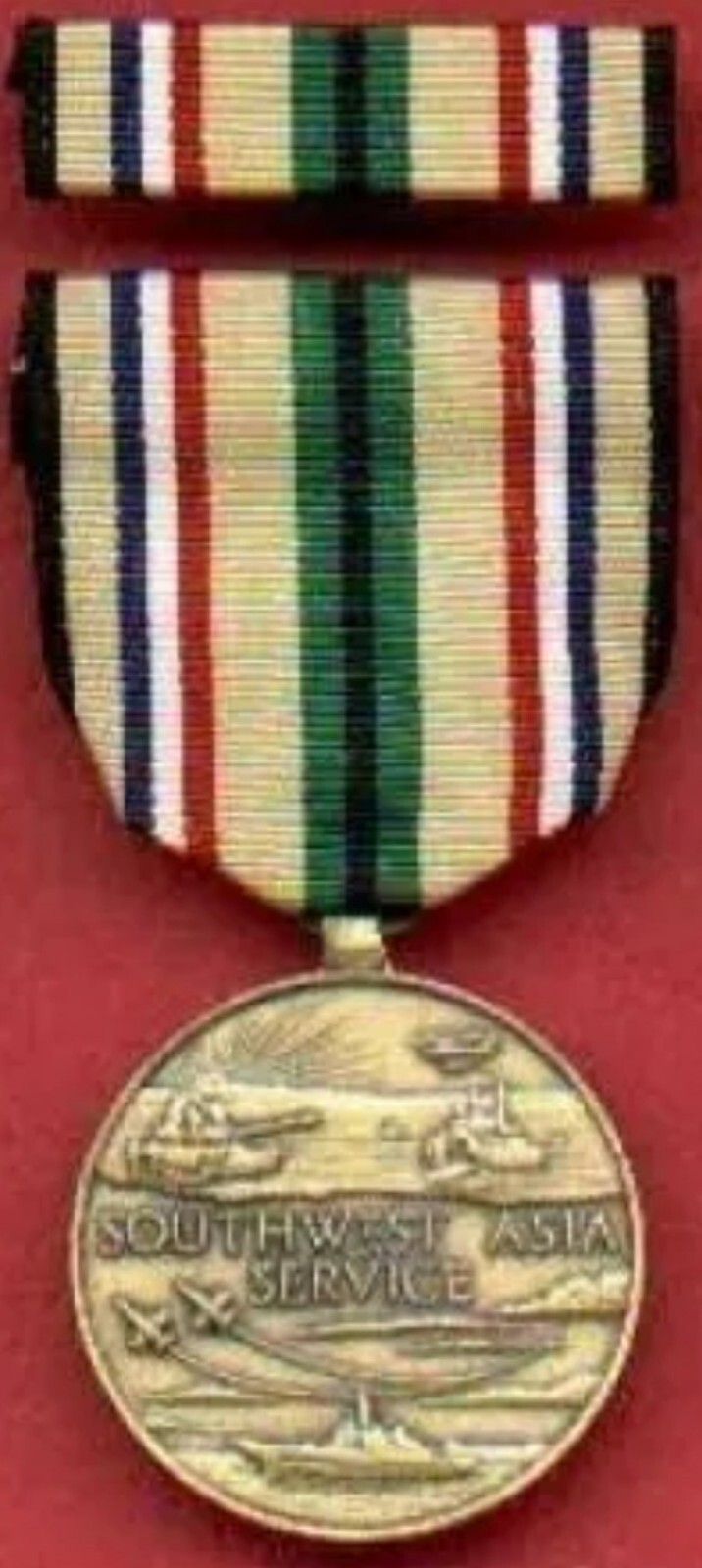 Southwest Asia Service Medal Operation Desert Shield Storm Gulf Army ...