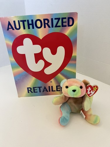 TY Beanie Baby - Sammy The Tie-Dye Bear MWMT's Vintage 1998 8421042159 ...