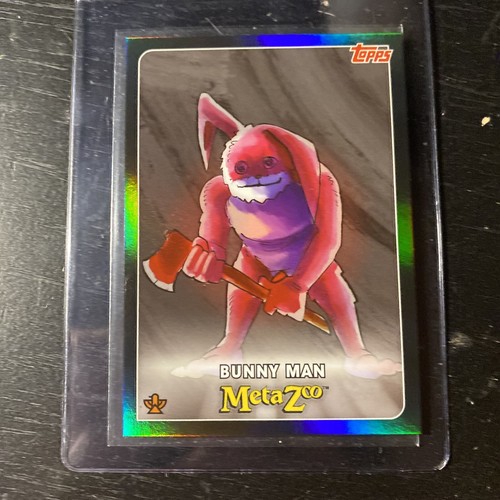 Topps MetaZoo 2021 Cryptid Nation Series 0 Bunny Man Holo Foil #8 ...