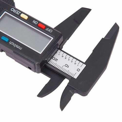 150mm Stainless Steel Vernier Caliper 6 inch LCD Display Screen Measure ...
