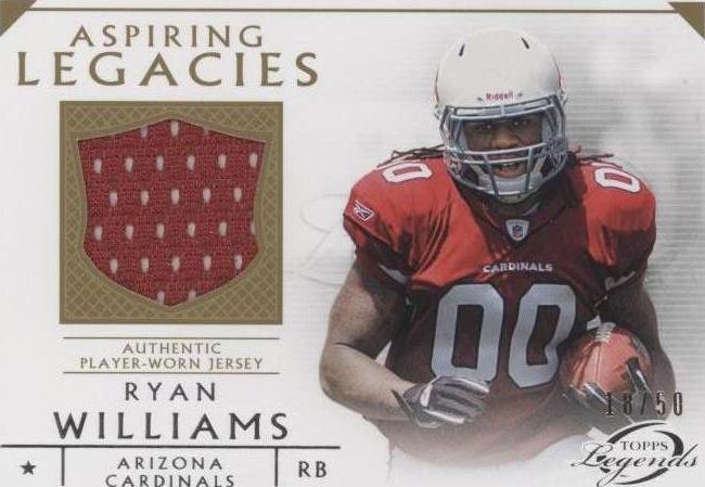 2011 Topps Gridiron Legends - Aspiring Legacies Relics Ryan Williams # ...
